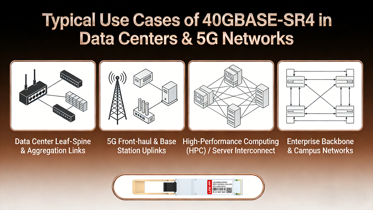 40GBASE‑SR4: Professional QSFP+ Guide for Data Centers & 5G